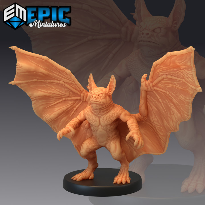 3D Printable Homunculus / Artificial Bat Creature / Manmade Abomination ...
