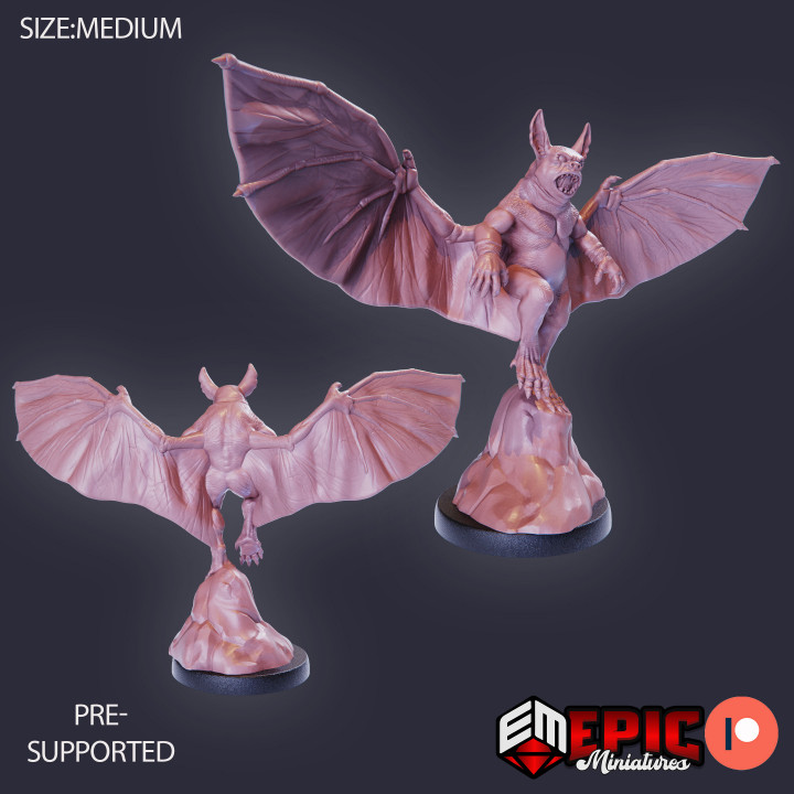 3D Printable Homunculus Flying / Artificial Bat Creature / Manmade ...