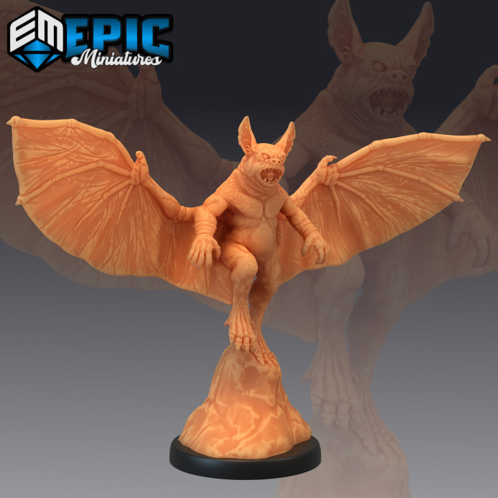 3D Printable Homunculus Flying / Artificial Bat Creature / Manmade ...