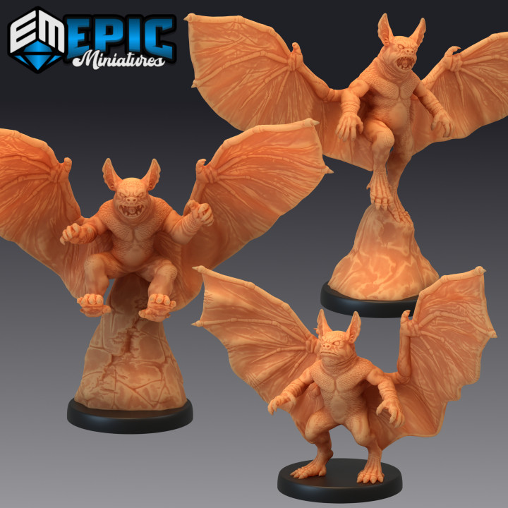 3D Printable Homunculus Set / Artificial Bat Creature / Manmade ...