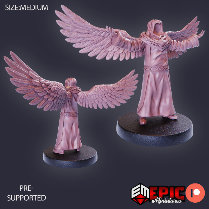 3D Printable Warrior Angel Magic / Lower Celestial / Heavenly Soldier ...
