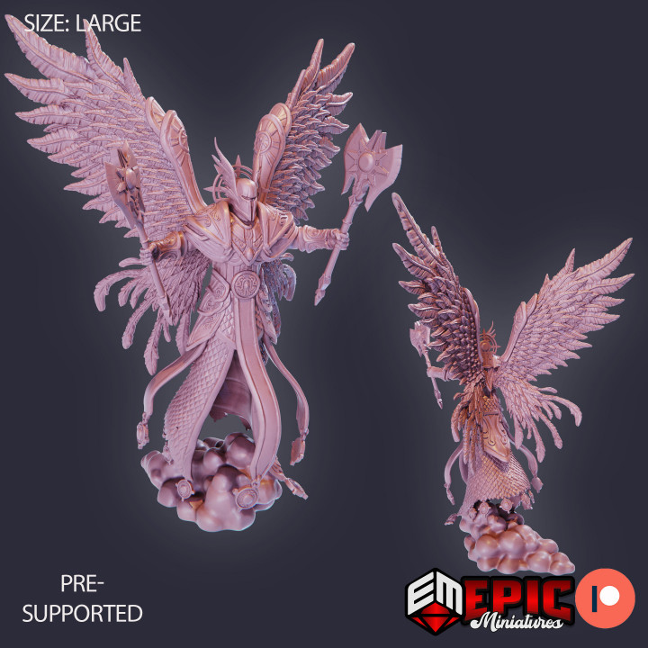 3D Printable Archangel Set / High Angel Soldier / Heavenly Paragon ...