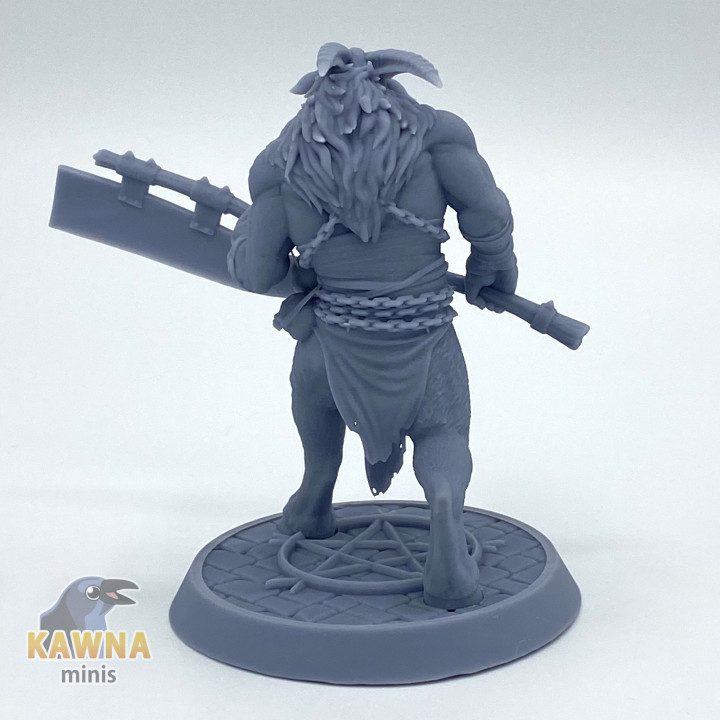 3D Printable Demonic Goatman by Kawna Minis