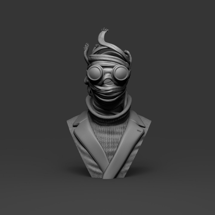 3D Printable Invisible man - single and multimaterial version by Wekster
