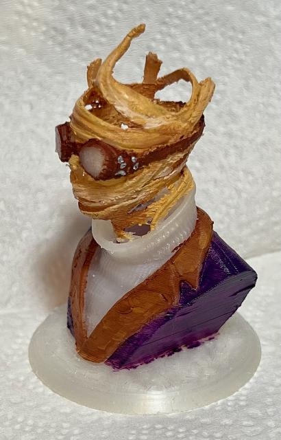 3D Printable Invisible man - single and multimaterial version by Wekster