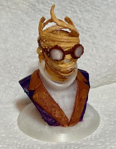 3D Printable Invisible man - single and multimaterial version by Wekster