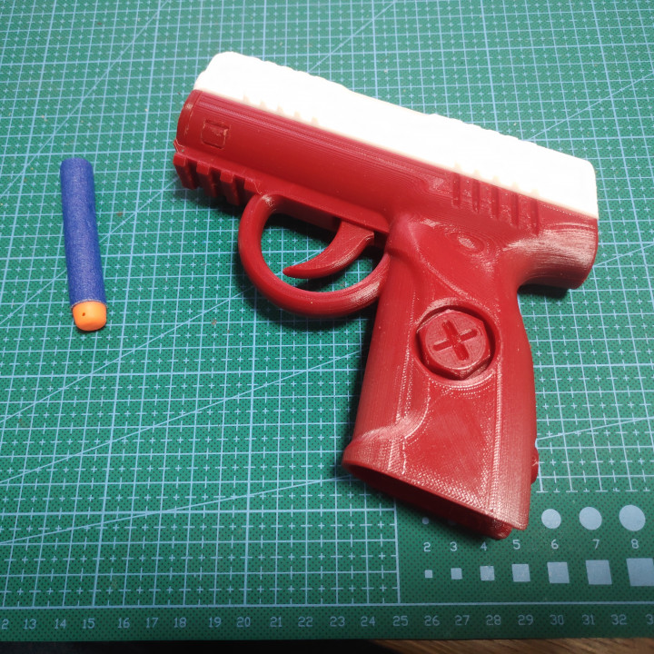 3D Printable Toy Pistol by Frank Cheung