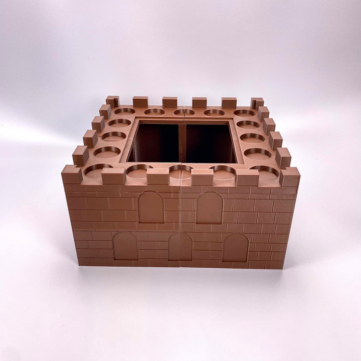 3D Printable Super Mario Amiibo Castle by Chris Bobo