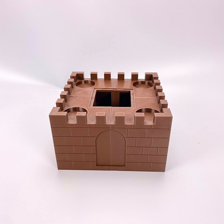 3D Printable Super Mario Amiibo Castle by Chris Bobo