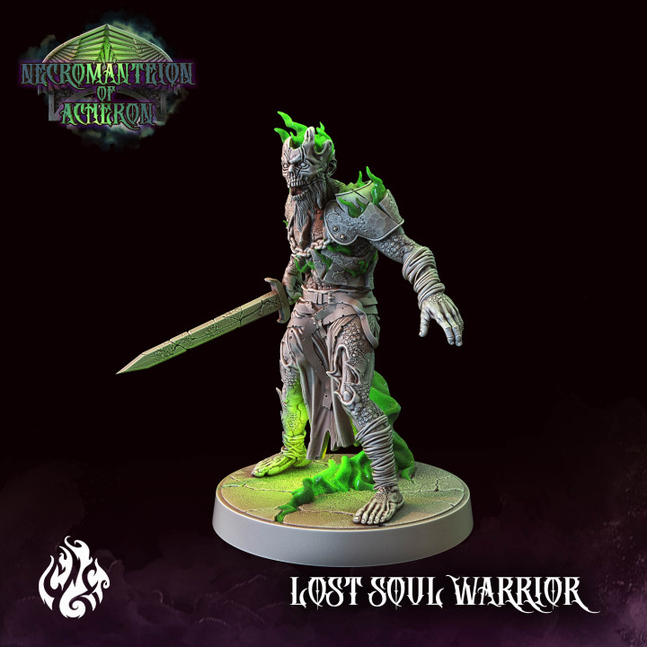 3D Printable Lost Souls: Knight & Warrior by Crippled God Foundry