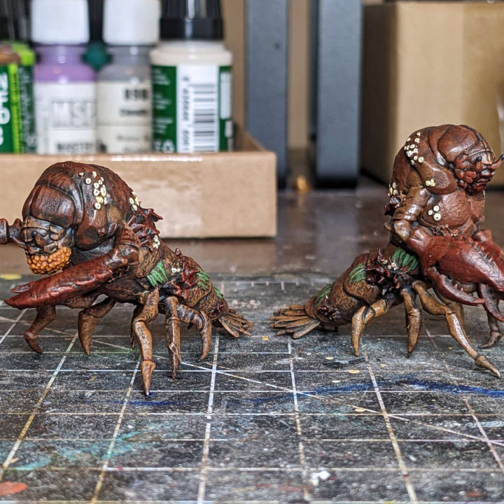 3D Print of Lobster Folk Set / Humanoid Sea Creature / Underwater Ocean ...