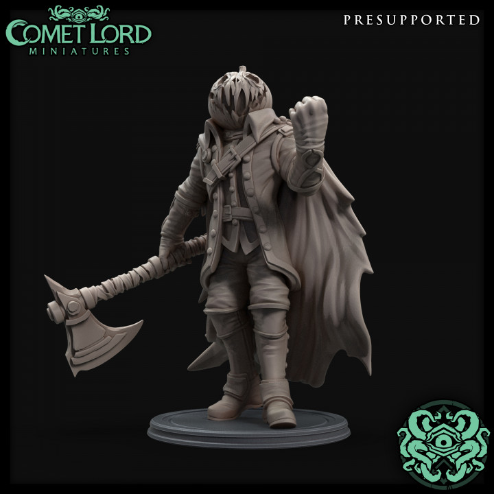 3D Printable Headless Horseman by Comet Lord Miniatures