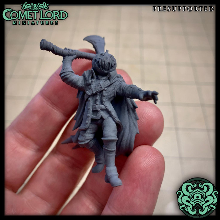 3D Printable Headless Horseman by Comet Lord Miniatures