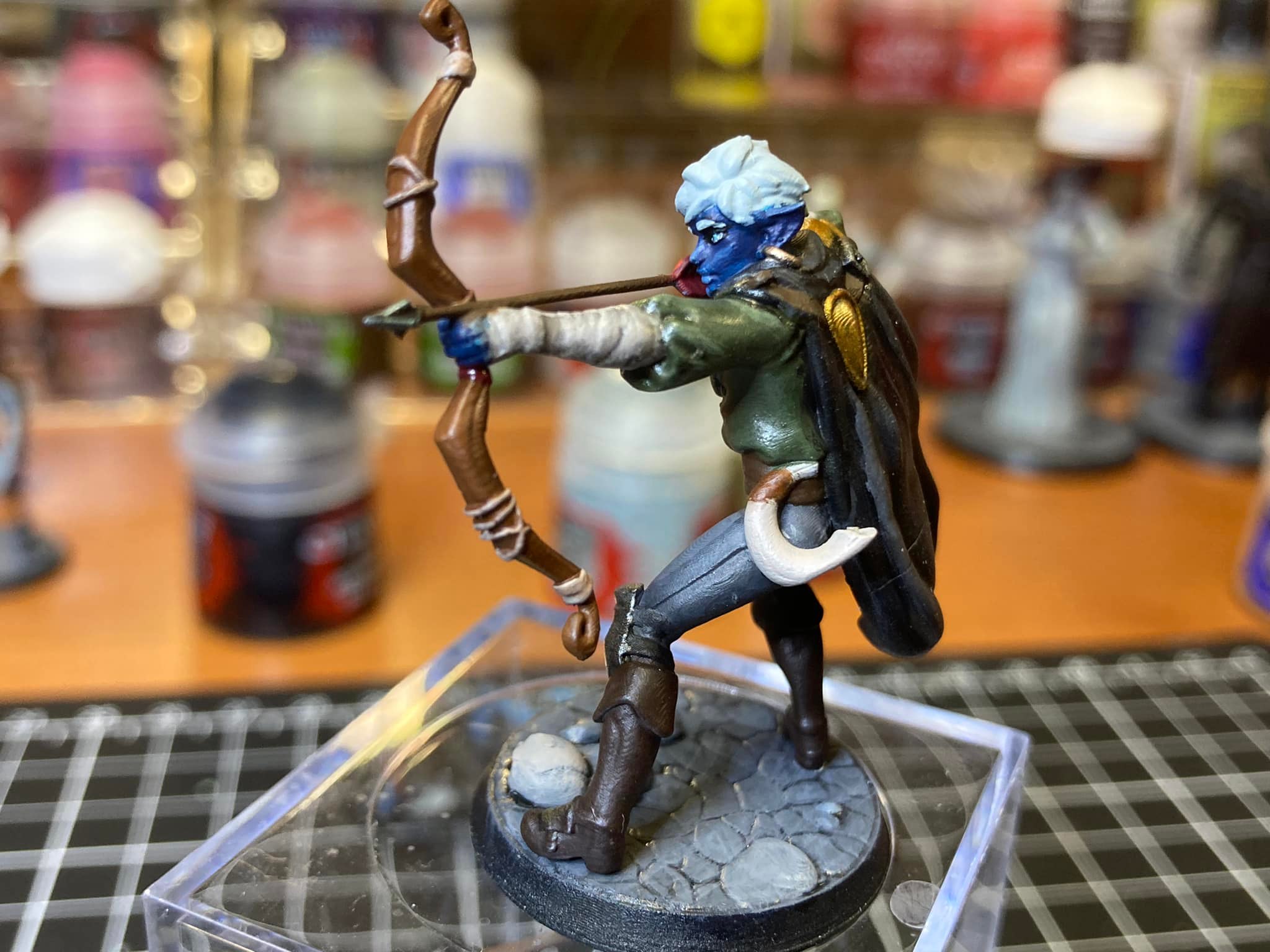 3D Printable Velwyn, The Elven Ranger by Twin Goddess Miniatures