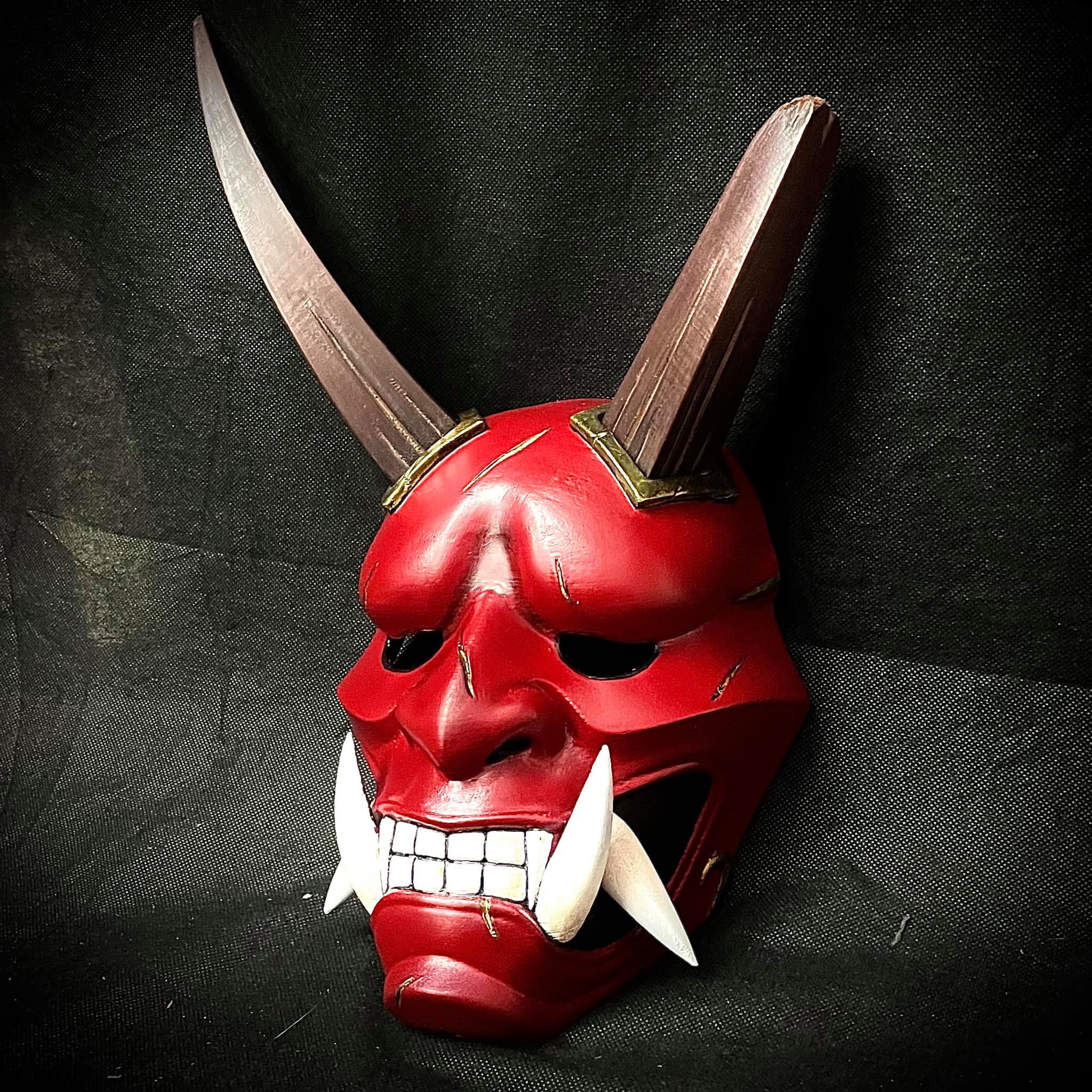 3D Printable Oni Devil Mask - High Quality Details - Halloween Cosplay ...