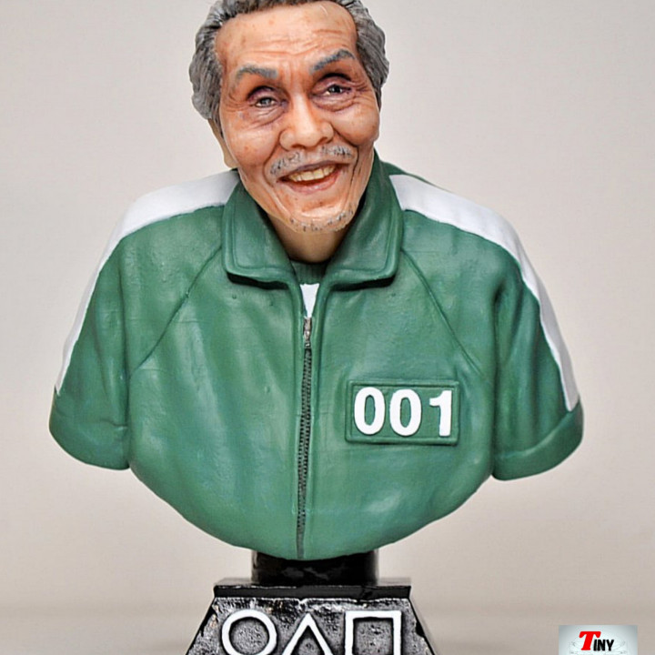 3D Print of Oh Ill-Nam Bust / Squid Game by Tiny Time 3d