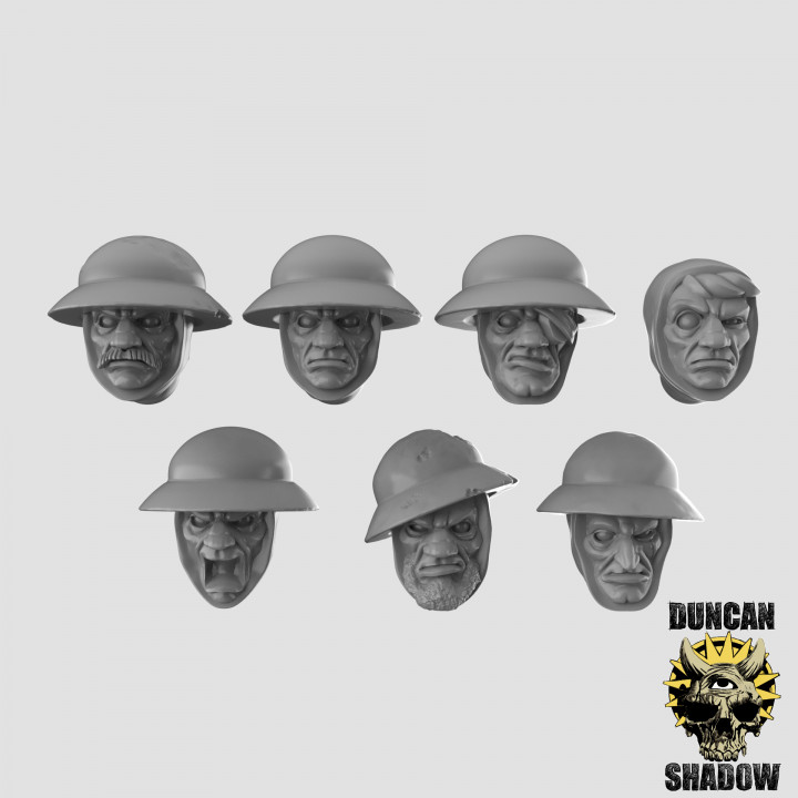 3D Printable Town Guard Multipart Kit (pre supported) by Duncan Shadow