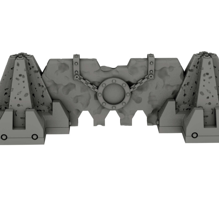 3D Printable Tanks traps with optional low / tall walls by Lex Addams
