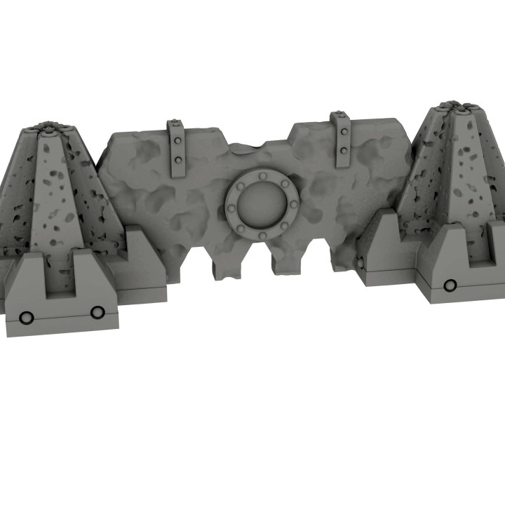 3D Printable Tanks traps with optional low / tall walls by Lex Addams