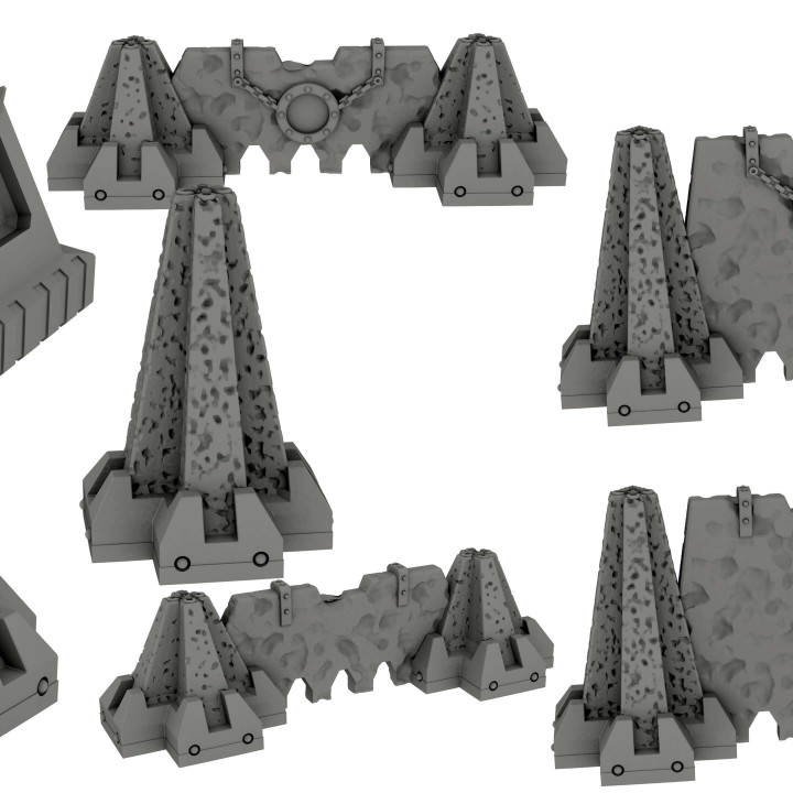 3D Printable Tanks traps with optional low / tall walls by Lex Addams
