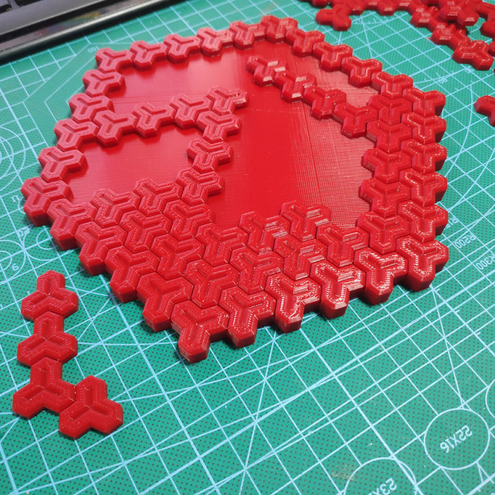 3D Printable Puzzle - Escher Cubes by Frank Cheung