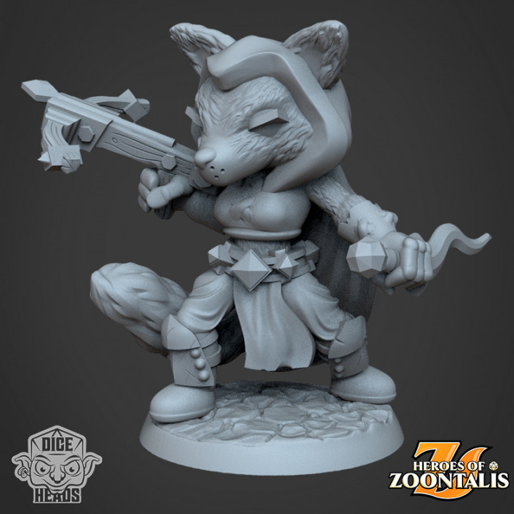 3D Printable Fox Ranger (pre-supported included) by Dice Heads