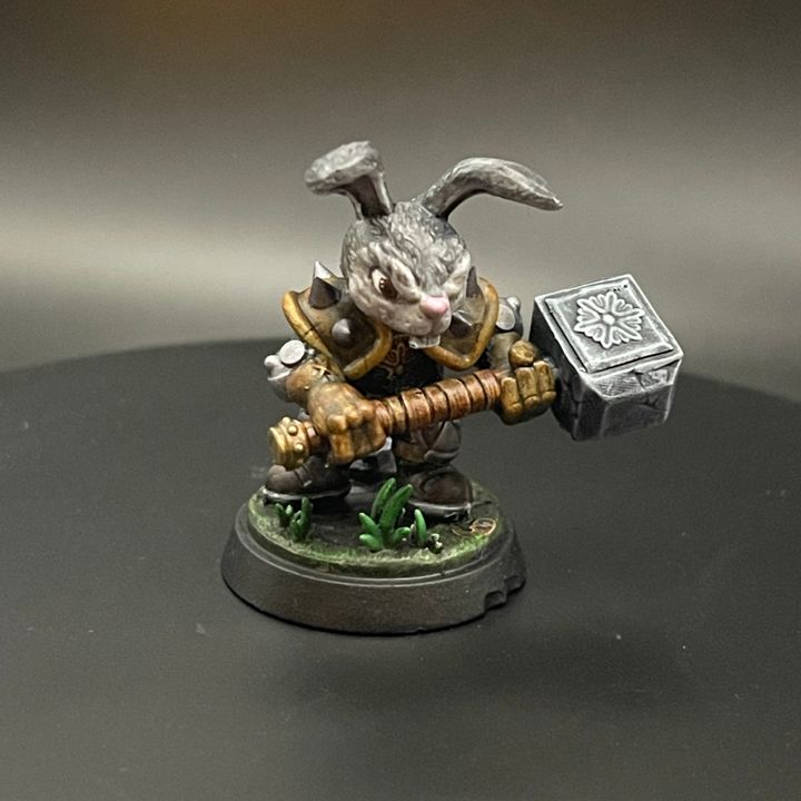 3D Print of Rabbit Fighter (presupported included) by Syvart