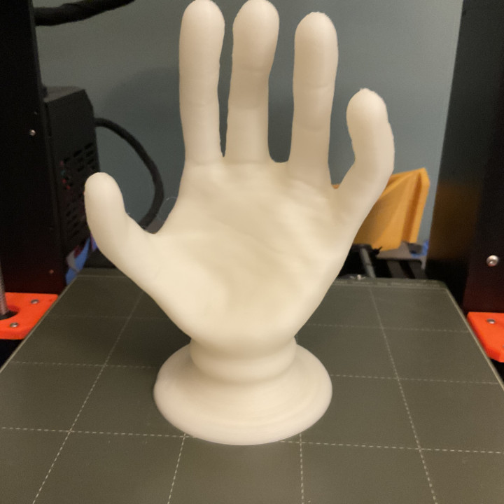 3D Printable 3D Hand Trophy by Esteban Rivera