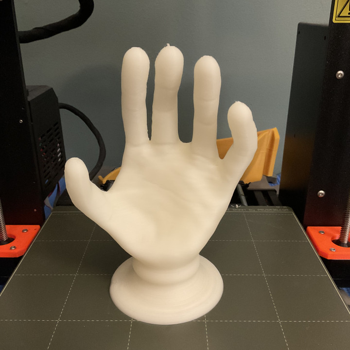 3D Printable 3D Hand Trophy by Esteban Rivera