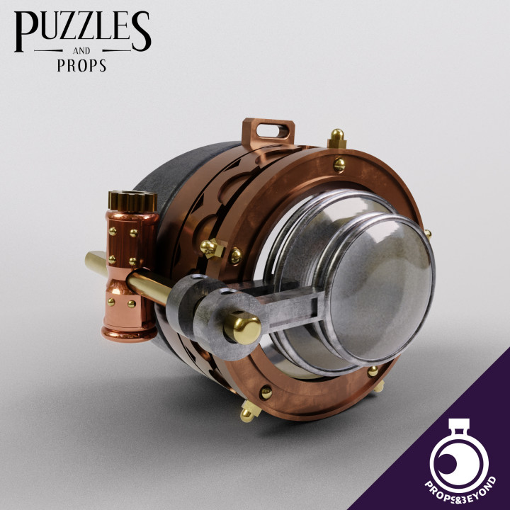 3D Printable Steampunk Monocle by Props&Beyond