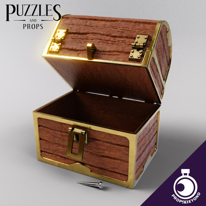 3D Printable Trap - Chest Mimic by Props&Beyond