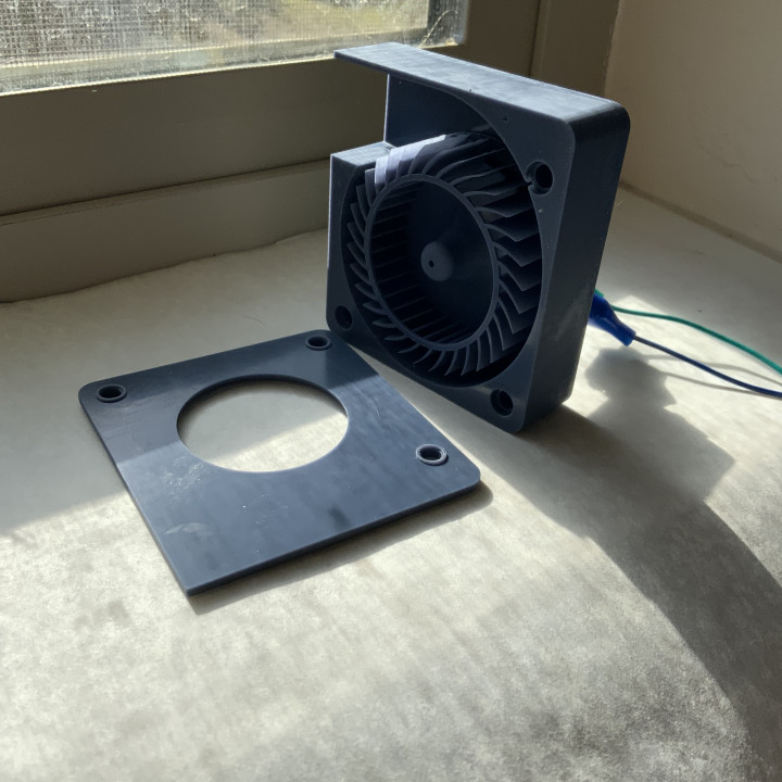 3D Printable Blower fan - 56mm hs by Jon