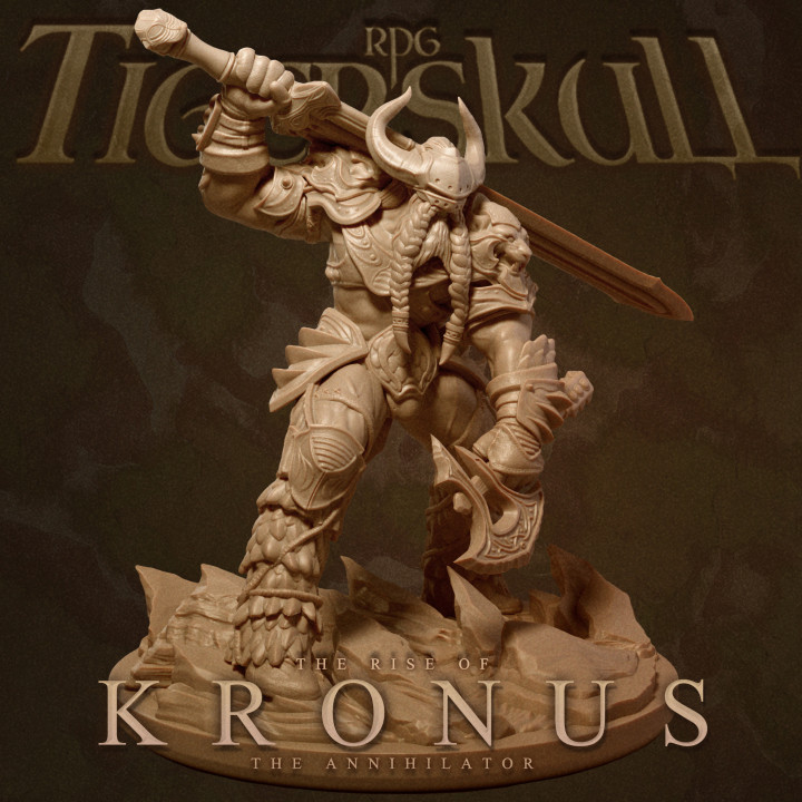3D Printable Kronus, the Annihilator by Alex Kolakowski