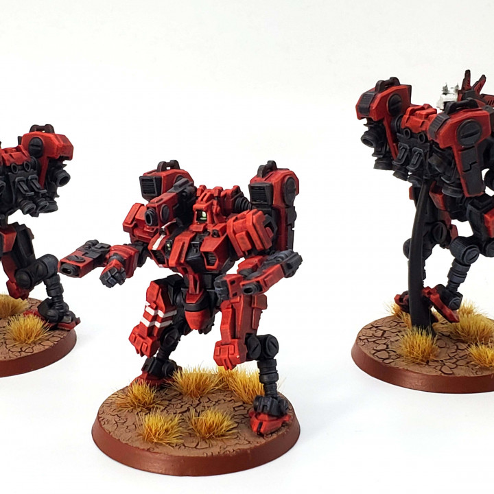 3D Printable XK-7 "Falcon" Main Battle Armor by Factorum Labs