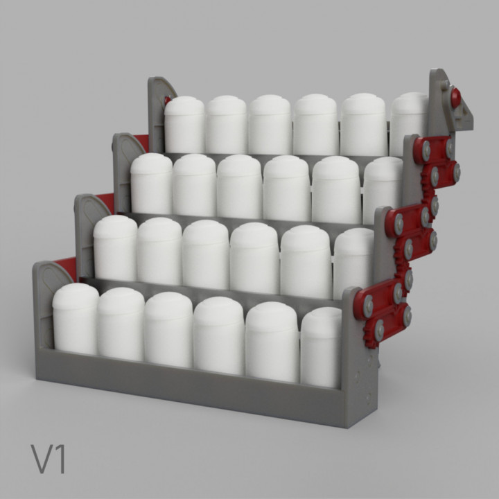 3D Printable Scissor Paint Rack - Citadel by fhuable