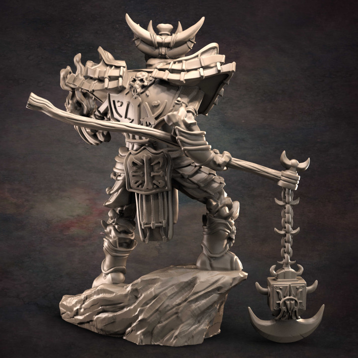3D Printable Undead Lord 01 by Red Clay Collectibles
