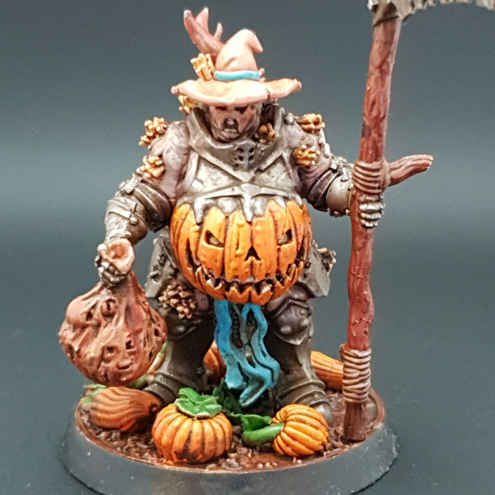 3D Printable Vile Corrupted - The Pumpkin Farmer by Adamant Arsenal