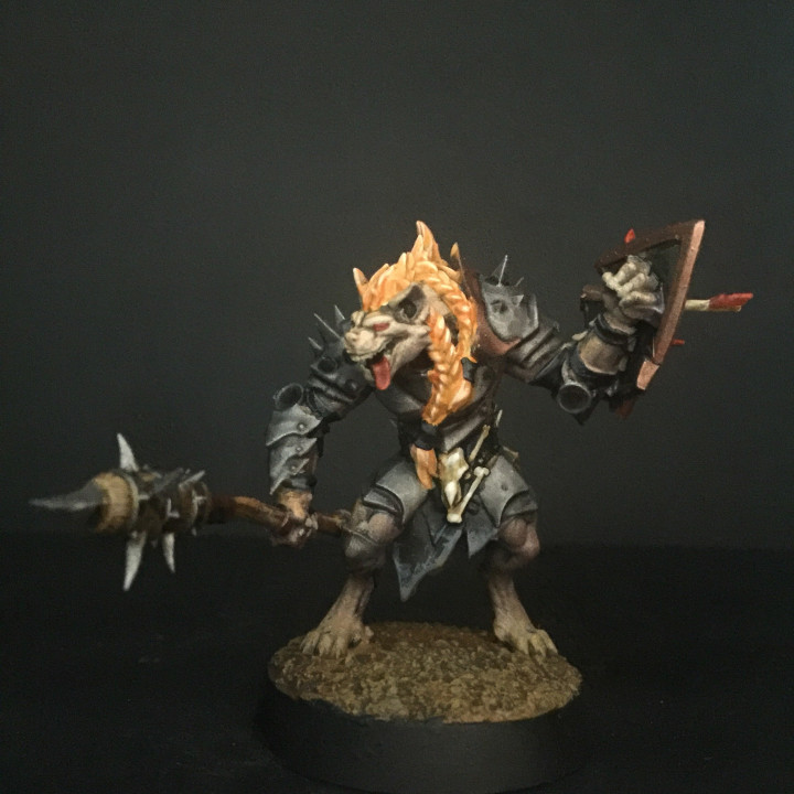 3D Print of Bonegnasher Gnolls (Complete Set - 30) by VonCheeese