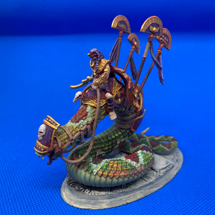 3D Print of Royal Champion on Royal Snake (Monarch) [King] - Mummified ...