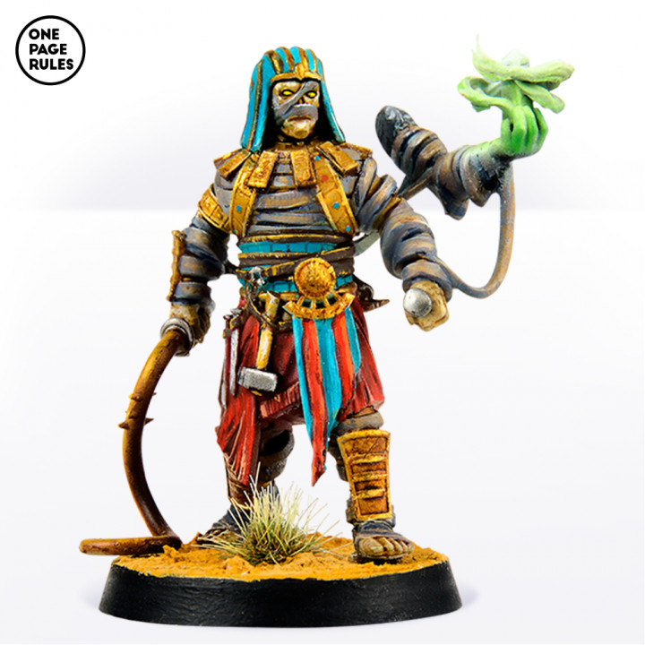 3D Print of Skeleton Leader (Stone Shaper) - Mummified Undead by ...