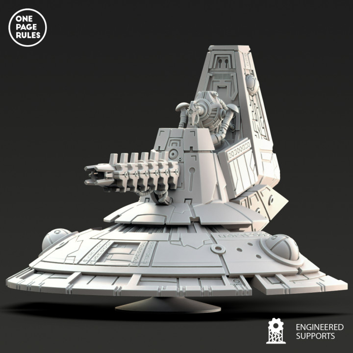 3D Printable Support Platforms - Robot Legions by One Page Rules