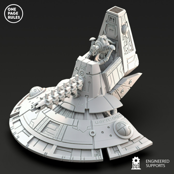 3D Printable Support Platforms - Robot Legions by One Page Rules