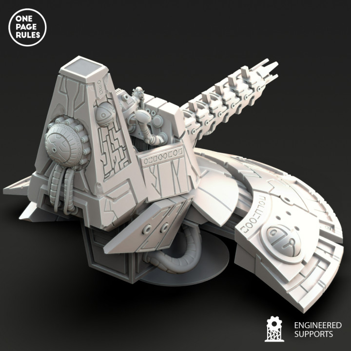 3D Printable Support Platforms - Robot Legions by One Page Rules