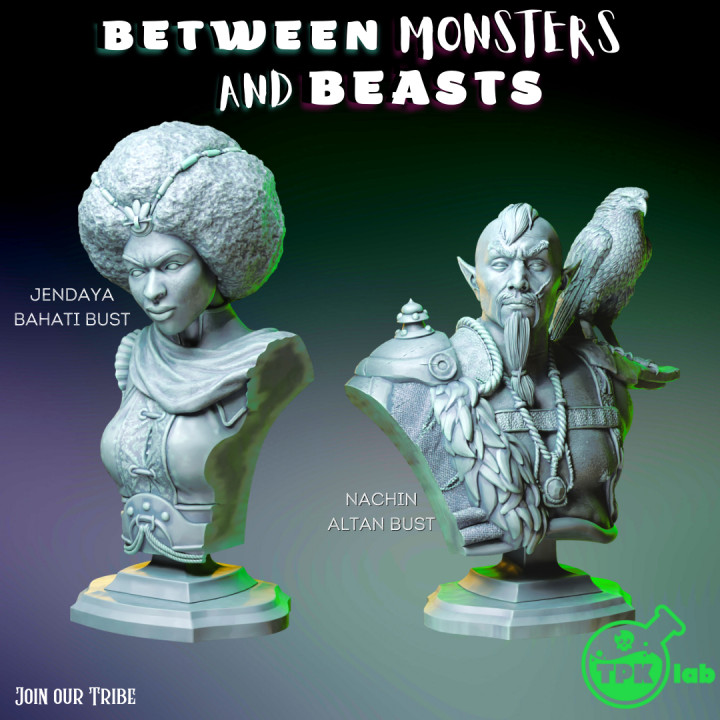3D Printable Between Monsters and Beasts [October Bundle][2021] by TPK Lab