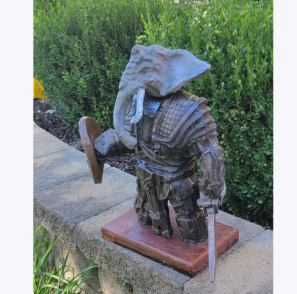 3D Printable Loxodon Fighter by Red Clay Collectibles 3D Printable Loxodon Fighter by Red Clay Collectibles