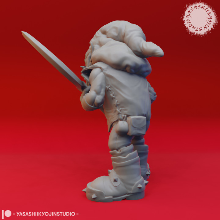 3D Printable Redcap - Tabletop Miniature by YKS Miniatures