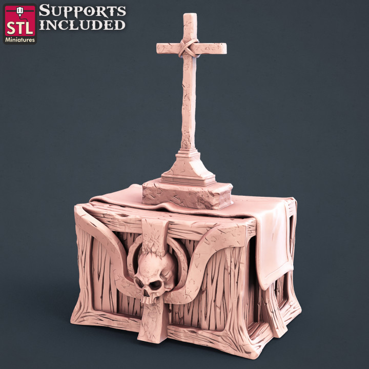3D Printable Abbey Monks Set by STL Miniatures
