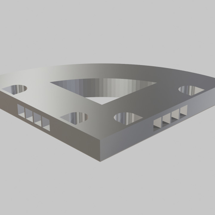 3D Printable Openforge Wall on Tile Bases and Risers by Devon Jones