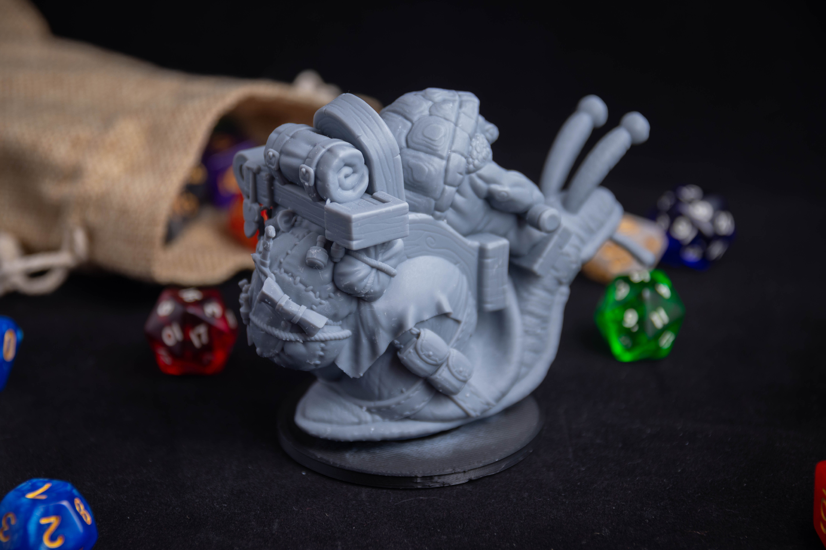 3D Printable Mounted Tortle Miniature - Pre-Supported by Epics N Stuffs