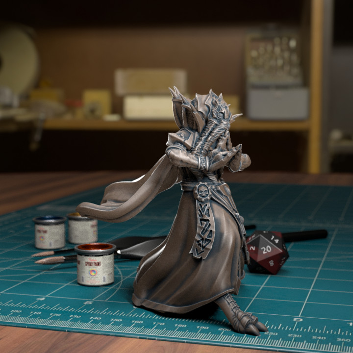 3D Printable BrainFlayer 02 [Pre-Supported] by TytanTroll Miniatures